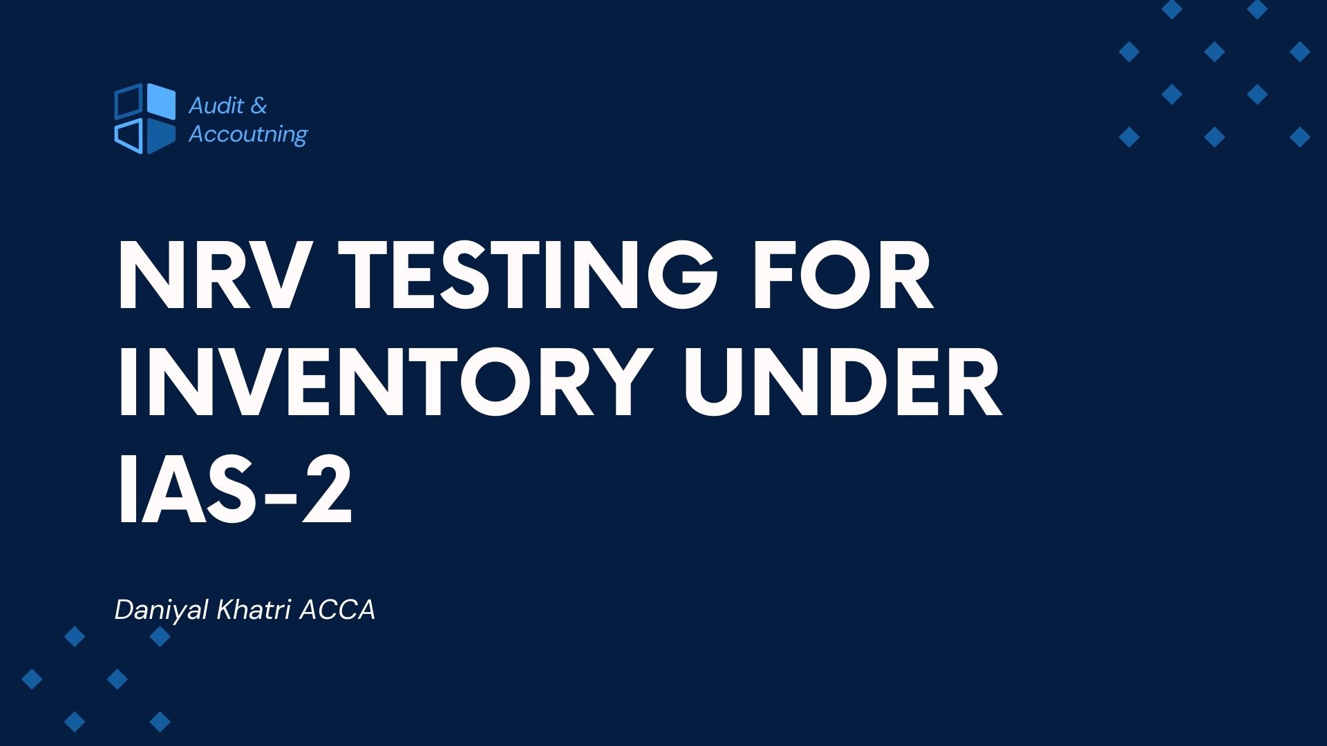 NRV testing for inventory - Smart Bookkeeping Solution